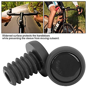 Keenso 22.2mm Bicycle Handlebar End Plugs, Mountain Bike Handlebar Grips Bar End Plugs for Handlebar