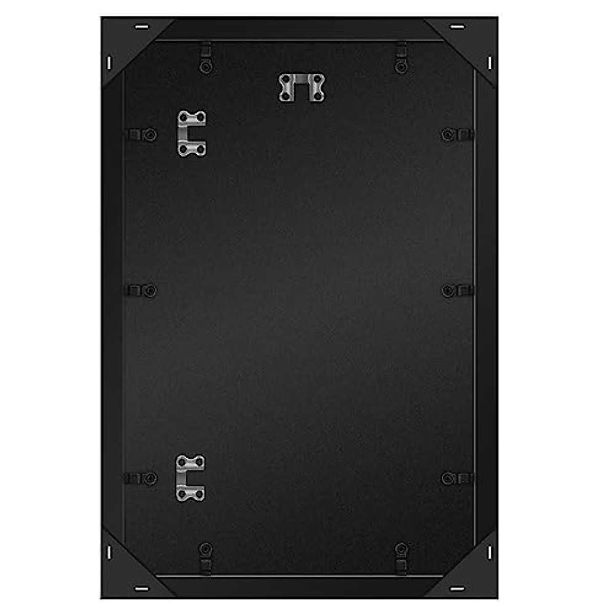 Americanflat 12x18 Poster Frame in Black - Composite Wood with Polished Plexiglass - Horizontal and Vertical Formats for Wall with Included Hanging Hardware