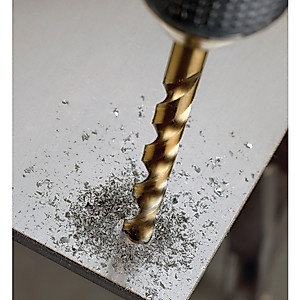 DEWALT DW1224 3/8-Inch Cobalt Alloy Split Point Twist Drill Bit