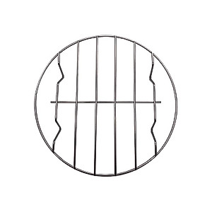 2Pcs 7 Inch Air Fryer Rack Cooking Steaming Cooling Multi-Purpose 304 Stainless Steel Round Rack Cross Wire w Stand Cookware Fit for Air Fryer Pressure Cooker Canning (7-Inch)