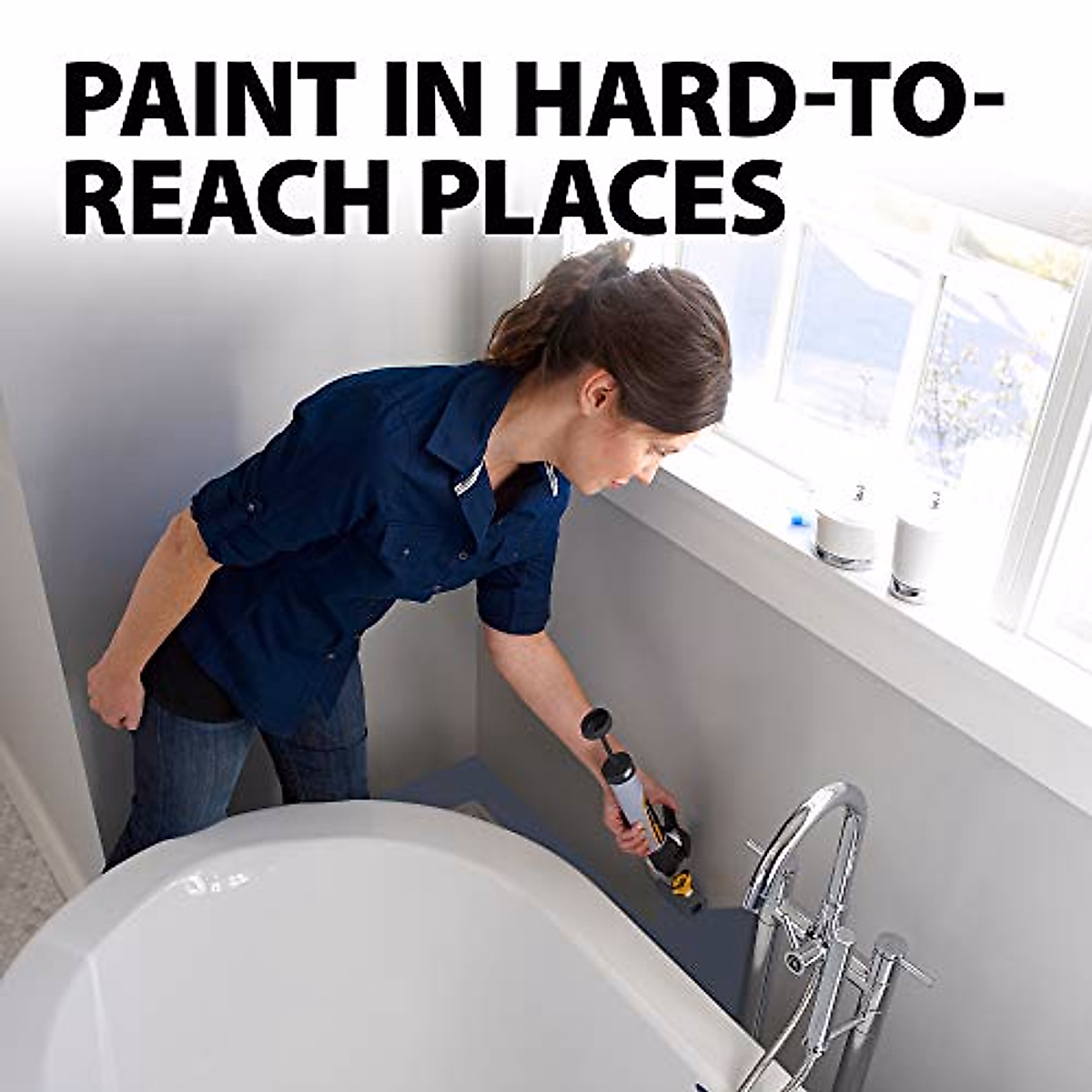 Wagner Spraytech 0530000B SMART Edge Paint Roller, Paint Power Roller, Power Paint Roller, Wagner Paint Stick, Automatic Paint Roller, Auto Paint Roller, Power Roller Paint System