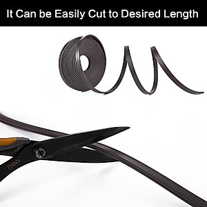 82 Inches Shower Door Magnetic Strip Replacement Insert for Framed and Semi-Framed Swinging Glass Shower Doors with 3/8" Width