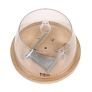 BOSKA Cheese Curler Amigo Stainless Steel - Best for Cheese Wheel or Chocolate - Multifunctional Rust-Proof Shredder - Manual Handheld Flaker - 10 Year Warranty