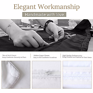 Sleepwish Marble Duvet Cover Set Modern Liquid Marble Colorful Duvet Cover 3 Pieces Abstract Rainbow Bedspreads Full King Size（Purple Turquoise and Gold）