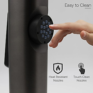 ALTON SHR20855 ABS Health Faucet with SS-304 Grade 1.25 Meter Flexible Hose Pipe and Wall Hook, Grey & Black (Jet Spray for Toilet)