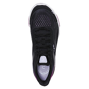 Ryka Women's Devotion Plus 2 Walking Shoe, Black/Berr, 8.5
