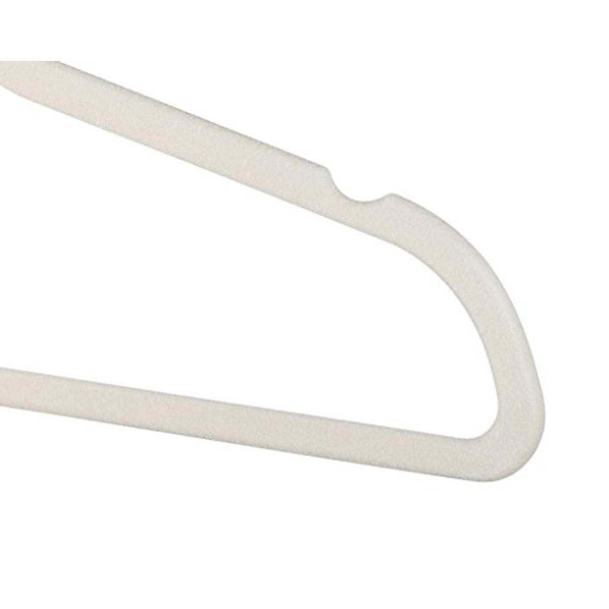 Home-it Premium Velvet Hangers 50 Pack - Ivory Suit Hangers Non-Slip - Heavy duty Clothes Hangers for Closet, Jacket, Shirt, Pants and Suit, Hook Swivel 360 - Ultra Thin