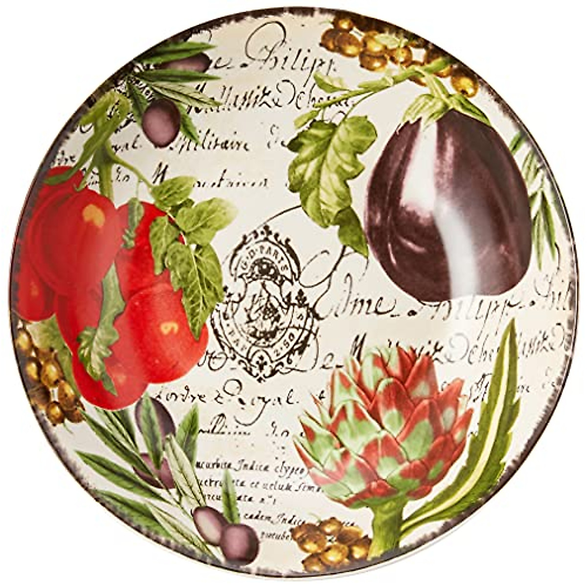 Certified International Corp Certified International Botanical Veggies Pasta Set, Multicolored, 5 Piece set