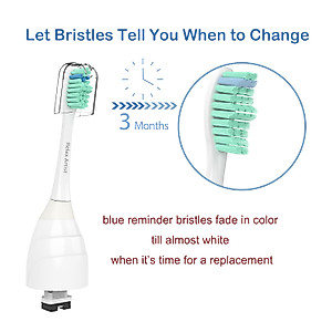 Relax Artist Replacment Brush Heads Compatible with Philips Sonicare E-Series Electric Toothbrush, Toothbrush Replacment Heads Refills, 6 Pack