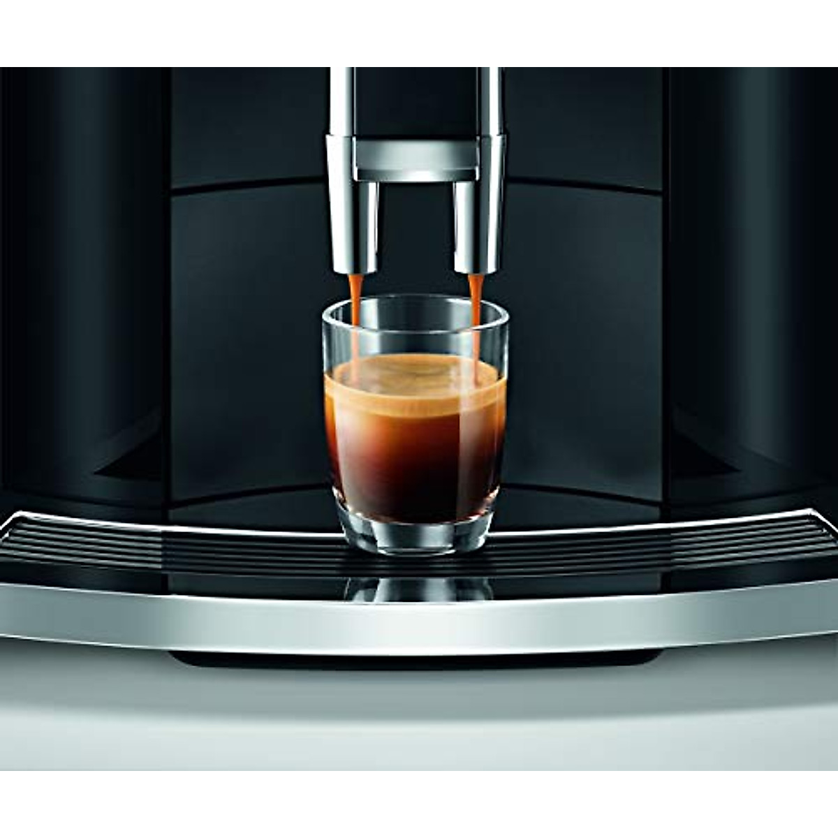 Jura E8 (NAA) 4th Gen Automatic Coffee Machine (Piano Black)