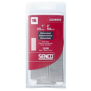 Senco A209909 18-Gauge-by-1-2-Inch Electro Galvanized Variety Pack Brads