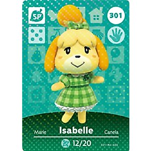 Isabelle - Nintendo Animal Crossing Happy Home Designer Amiibo Card - 301