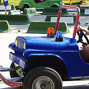 ERGAOBOY 1 Set Red & Blue 360 Degree Rotating Decorative,Disco Bar Party Dancing LED Strobe Light