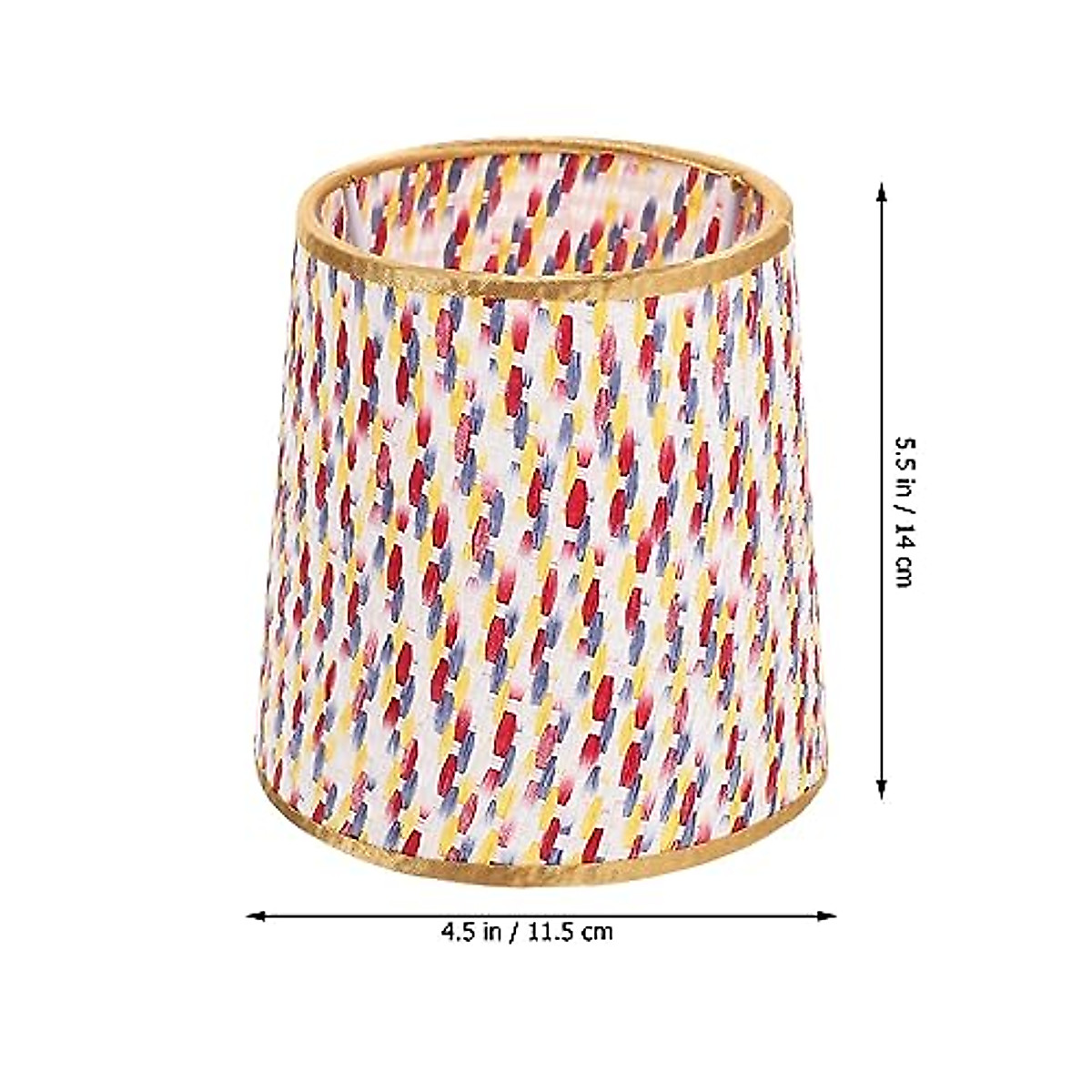 Artibetter desk lamp shell iron ceiling lamp girl conical to weave floor lamp cover lighting lampshade floor light rustic woven lampshade chandelier bohemian decorate floor lamp