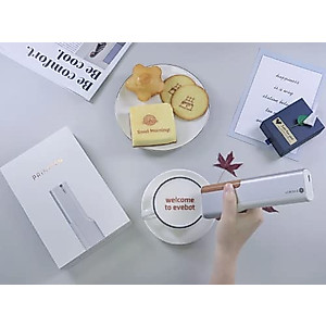 EVEBOT Printpen Inkjet Pen Portable Handheld Printer Logo Tattoo Printing Inkjet Mini Printer Mini Marker On Paper or Skin (Official Package)