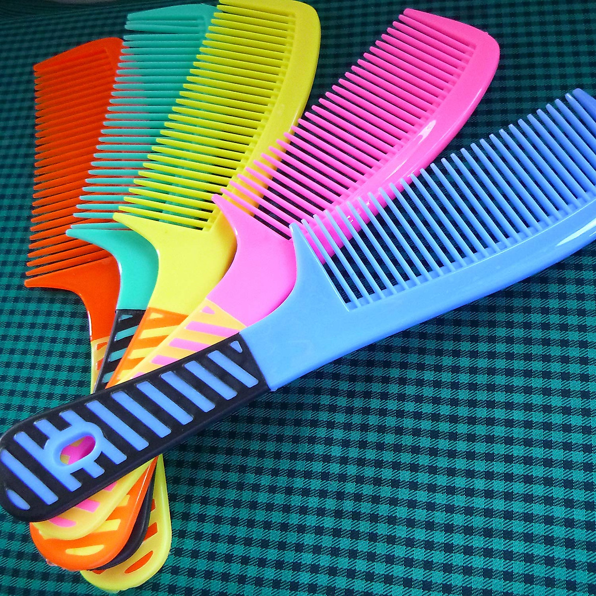 zYoung 5 Pcs Combs for Women, Tooth Comb Set, Styling Essentials Round Comb with Handle
