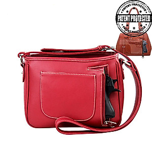 Montana West Concealed Carry American Pride Crossbody Purse Navy