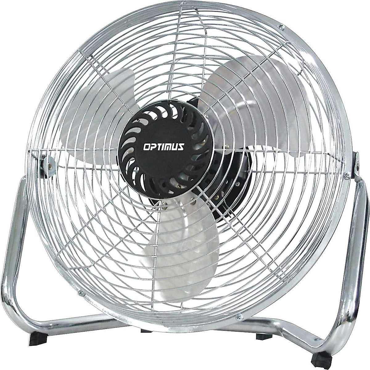 Optimus Industrial Grade 3-Speed High-Velocity Fan, 18 Inches, Chrome, F-4182