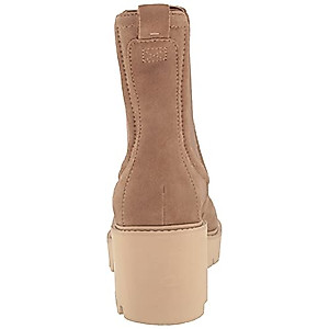 Dolce Vita Women's Hawk Fashion Boot, Mushroom Suede H2O, 7.5