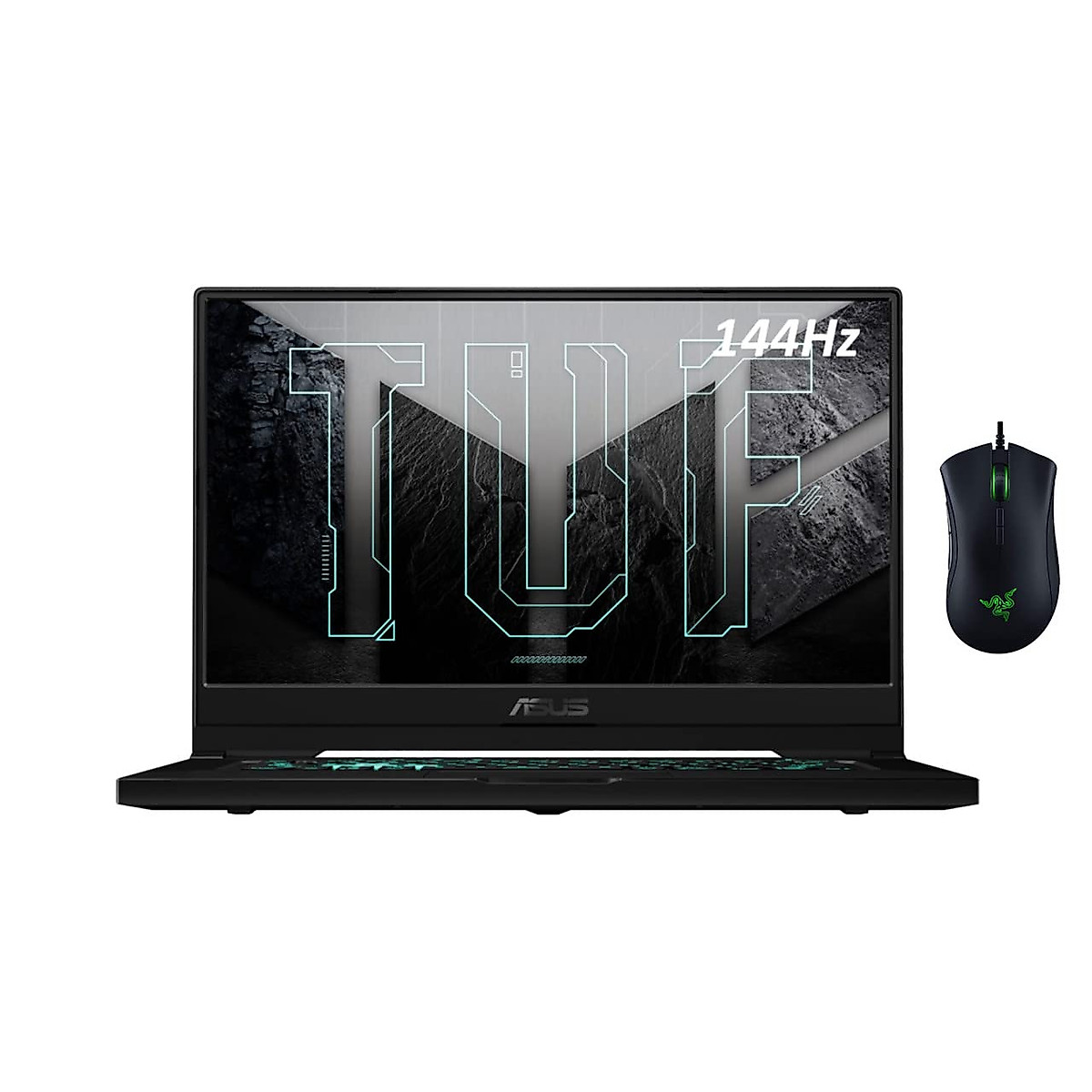 Asus TUF Dash 15.6" 144Hz FHD Gaming Laptop | 11th Generation Core i7-11370H | NVIDIA GeForce RTX 3060 | 16GB DDR4 | 512GBSSD | Backlit Keyboard | Windows 11 | Gray | with Gaming Mouse Bundled