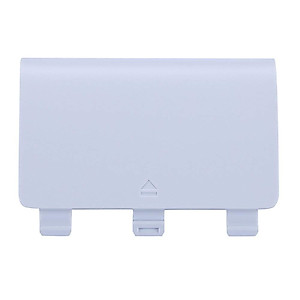 2X Battery Cover Door for Xbox One Controller, Battery Back Shell Repair Part Compatible with Xbox One, One S, One X Wireless Controller (White)