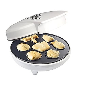 The Original Creepy Crawly Bug Waffle Maker - Make 7 Fun Different Insect Shaped Pancakes Including a Beetle, Lady Bug, Bee & More- Electric Non-stick Waffler, Fun Gift or Breakfast Treat for Kids