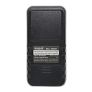 Pocket Radar Ball Coach/Pro-Level Speed Training Tool and Radar Gun Bundle with 360-Degree Rotating Tripod Mount and Tripod Stand with Carrying Bag and Rechargeable Batteries (3 Items)