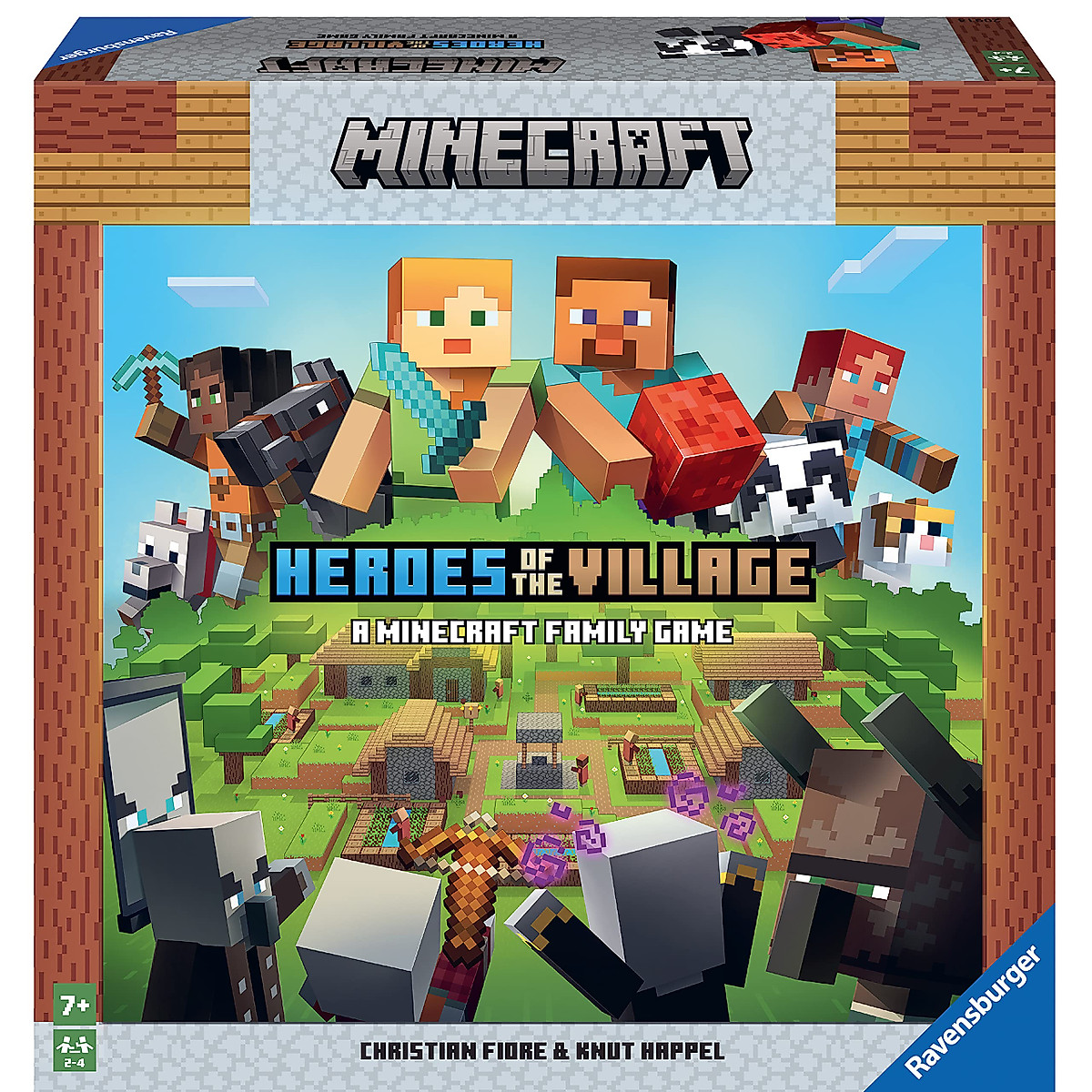 Ravensburger Minecraft Heroes of The Village | Cooperative Board Game | Exciting & Unpredictable | Perfect for Families and Minecraft Enthusiasts | Suitable for Kids & Adults
