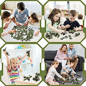 WIDELAND STEM Building Block Toys, 576PCS Military Engineering Building Bricks Toy for Kids, 25-in-1 Army Destroyer Fighter Tank Playset Construction Kits, Idea Toy Gifts for Age 6 7 8 9 10+ Years Old