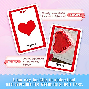 Sight Words Flash Cards with Pictures, Motions&Sentences, 208 CVC Dolch Sight Words, Learn to Read, Phonics Learning for Preschool, Kindergarten, Homeschool