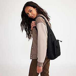 Vera Bradley Women's Cotton Sling Backpack, Botanical Ditsy, One Size