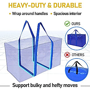 16 Pack Extra Large Moving Bags+6-Pack Oversized Moving Bags