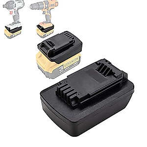 Adapter Converter for Dewalt 20V Li-ion Battery to Porter Cable 20V PCC685L PCC682L, Black & Decker 20V LBXR20 LB20 LBX20 Power Tool Battery