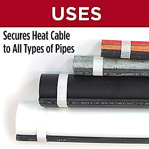 Radiant Solutions Company Glass Cloth Tape for Installing Heat Cable on Pipes