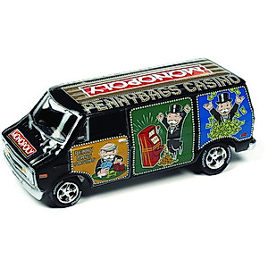 Johnny Lightning JLPC008 Pop Culture 1976 Dodge Van Monopoly