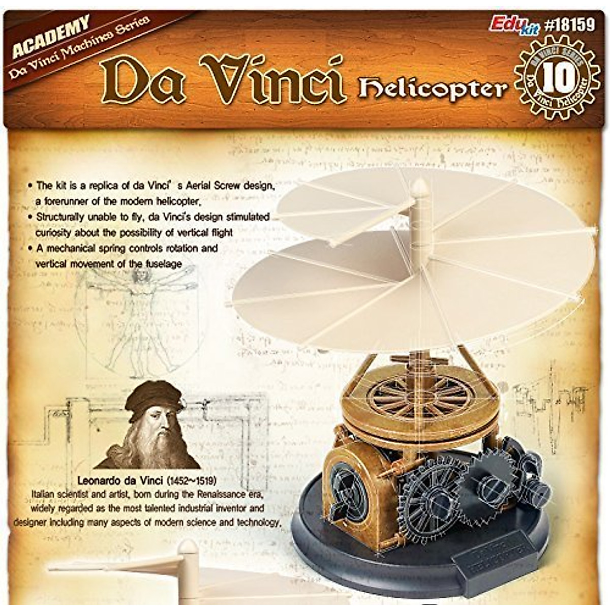 Academy Da Vinci Machines Series Helicopter - #18159 by Academy Models