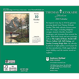 Thomas Kinkade Studios 2024 Day-to-Day Calendar