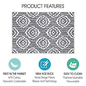 Sussexhome Under Sink Mat - Ultra-Absorbent Cotton Shelf Liners for Kitchen Cabinets - Non-Slip, Waterproof Backing - Machine Washable Surface Protector - Durable Cover, Customizable, Easy to Cut