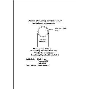 Position Markers For Upright Bass, Fingerboard Dots - Standup Bass, Double Bass