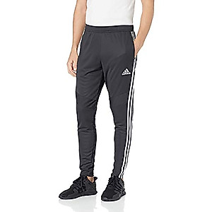 adidas Men's Tiro 19 Pants, Dark Grey/White, Medium