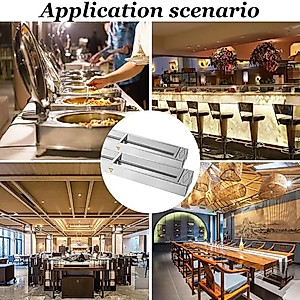 Food Heat Lamp,Commercial Food Warmer,Food Bar Heater Overhead Warmer,Hanging Food Utensils Heating Lamps for Buffet Kitchen Hotel Restaurant,HeatingTube-1610W