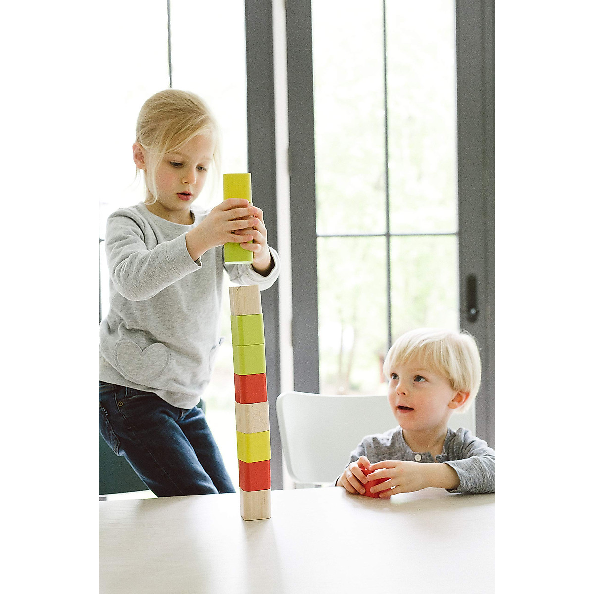 Tegu 6 Piece Magnetic Baby’s First Building Blocks, Tints