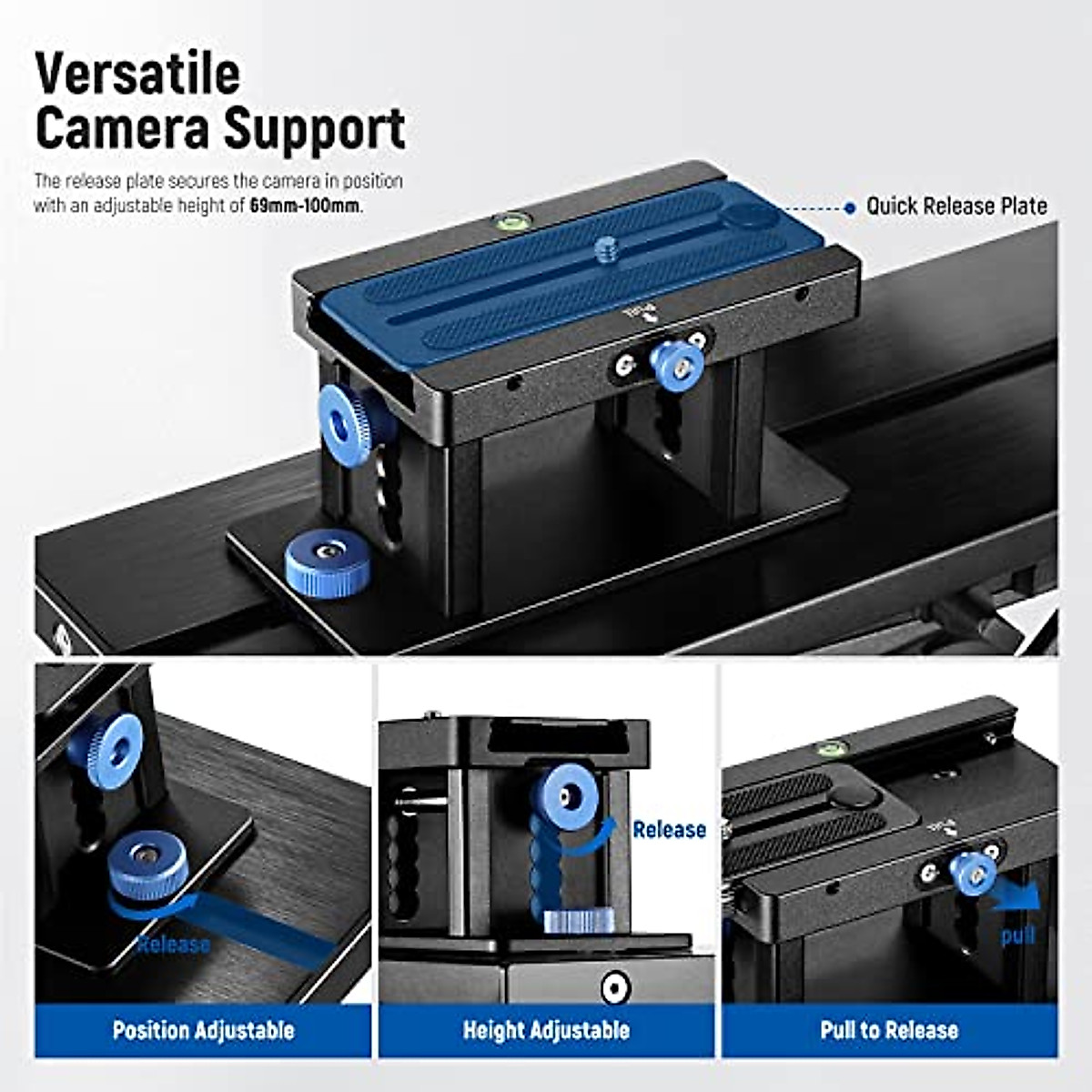 NEEWER Teleprompter X17 with RT-110 Remote & APP Control (Bluetooth Connection via NEEWER Teleprompter App), 17" No Assembly Compatible with iPad Android Tablet/Camera/Camcorder, Max Load 44.1Ib/20kg
