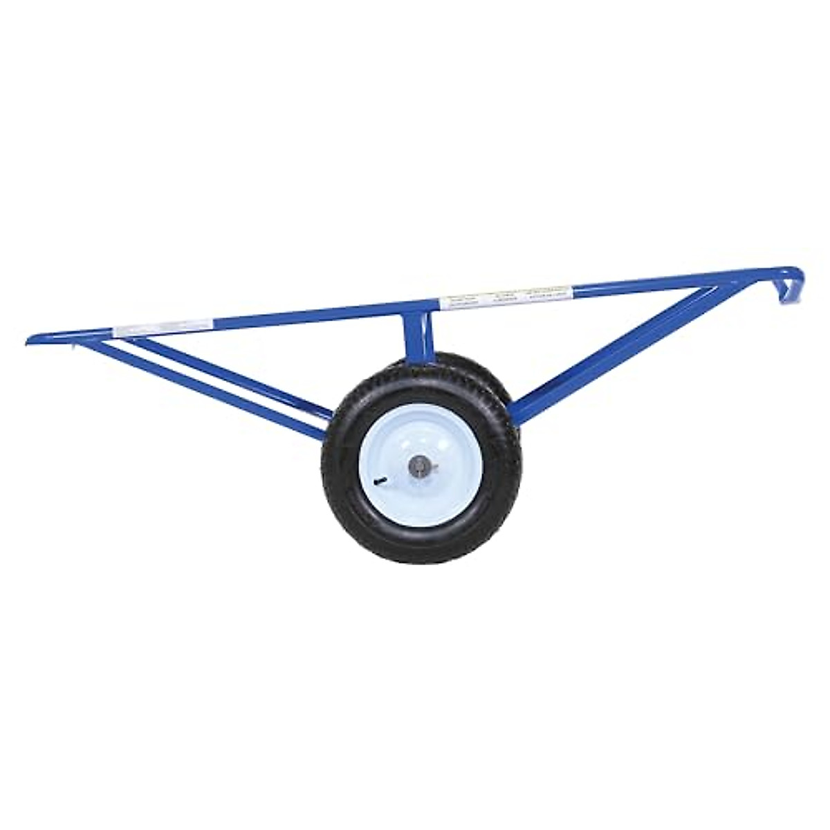 Vestil CARPET-45 Portable Carpet Dolly with Fully Pneumatic Wheels, 500 lbs Capacity, 60" Length x 26" Width x 20" Height, Platform Width (in.) 14-11/16.