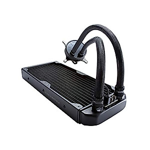 Fractal Design Celsius S24-240 mm Radiator - Silent Liquid CPU Cooler - PWM - Intelligent Controls - 2X Fractal Design Dynamic X2 PWM GP-12 120Mm Silent Fans Included - 1/4" Fitting - Black