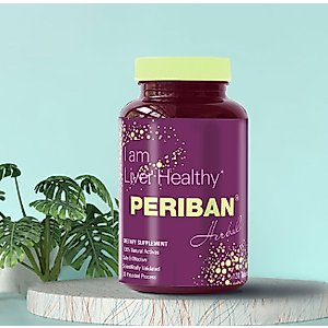 PERIBAN Liver Support -Blend of Andrographis Paniculata, Boerrhavia Diffusa, Tephrosia Purpurea, Phyllanthus Niruri. Proven to Support The Body's Natural Liver Functions and Immune Health