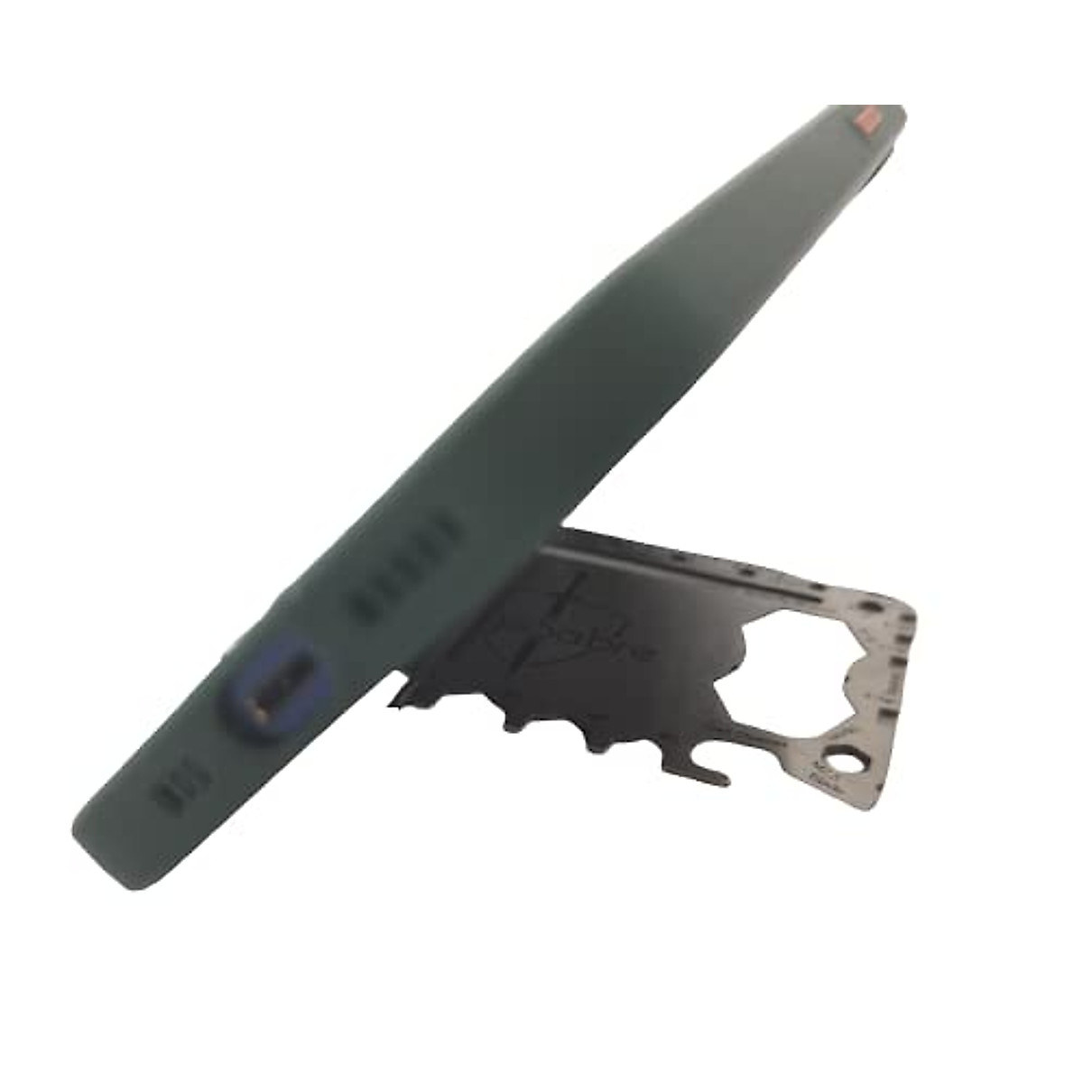 AegisSabre 50 in 1 Credit Card Sized Multitool Fits Wallet and bottle opener Minimalist Everyday Carry Tool Amazing gift for him Husband Dad Men Valentine Gift Idea for him | Silver Edition