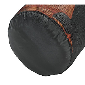 OMVMO 1Pcs100L Mesh Sleeping Bag Storage Sack Stuff Sack Mesh Laundry Bag Drawstring Bag，Tear-Resistant Polyester Mesh,300D Oxford Bottom,Anti-Dirt and Water-Resistant.