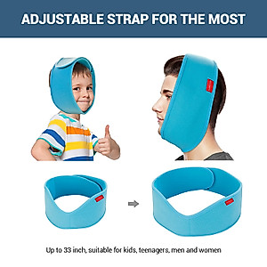 Comfytemp Wisdom Teeth Ice Pack Head Wrap, Face Ice Pack for TMJ Relief, Surgery Recovery, FSA HSA Eligible, 4 Reusable Hot & Cold Gel Packs, Pain Relief for Jaw, Chin, Oral, Facial, Dental Implants