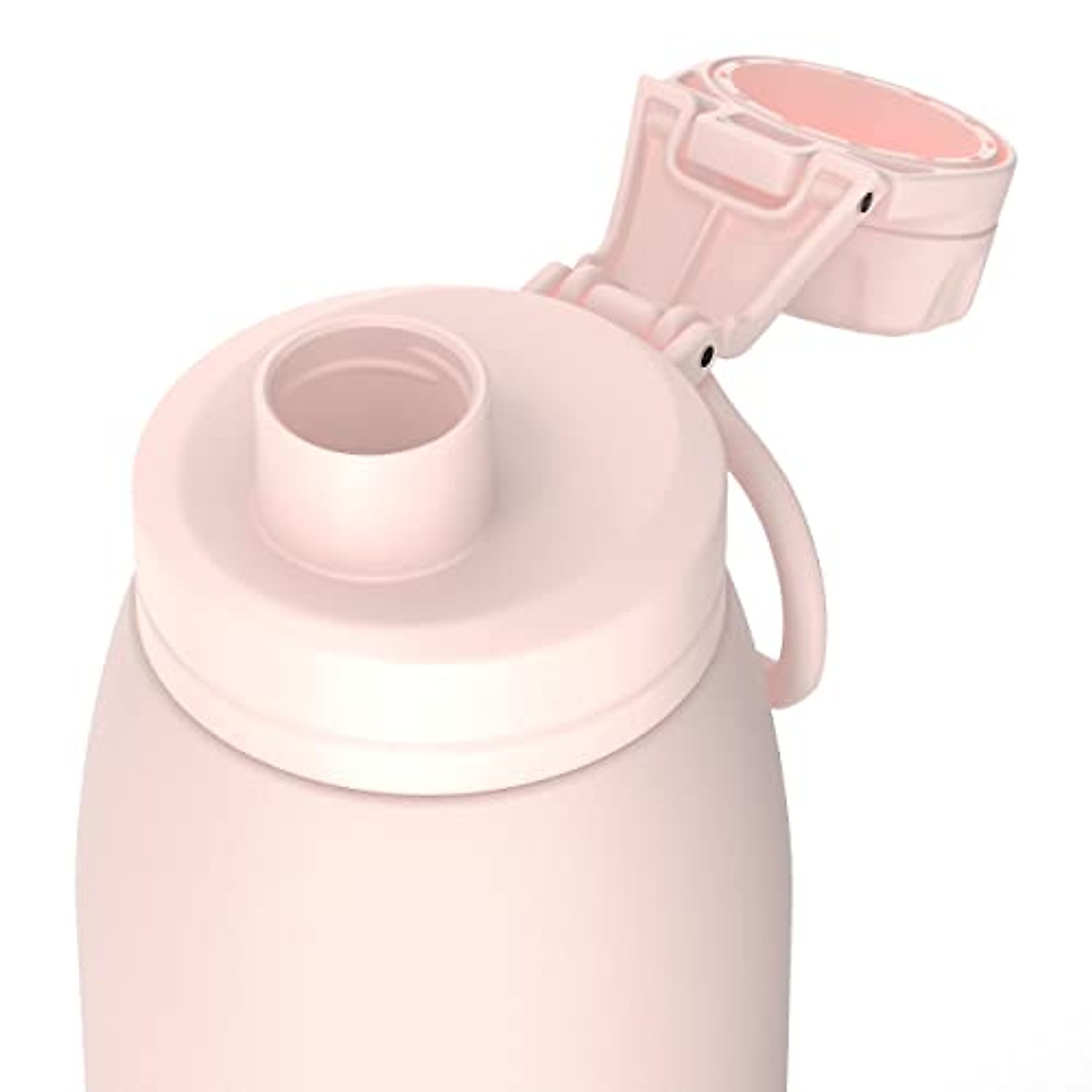 Hydrapeak 40 oz Insulated Water Bottle with Chug Lid - Leak Proof and Spill Proof Double Walled Vacuum Insulated Stainless Steel Water Bottles, Cold for 24 Hours | Hot for 12 Hours (Seashell)